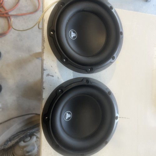 2 JL AUDIO 6W3V3-4 6.5" 4 OHM SUBWOOFER 699440921459| eBay