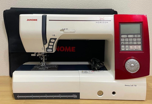 MINT Janome Memory Craft 7700 Horizon Sewing Machine Working Used | eBay