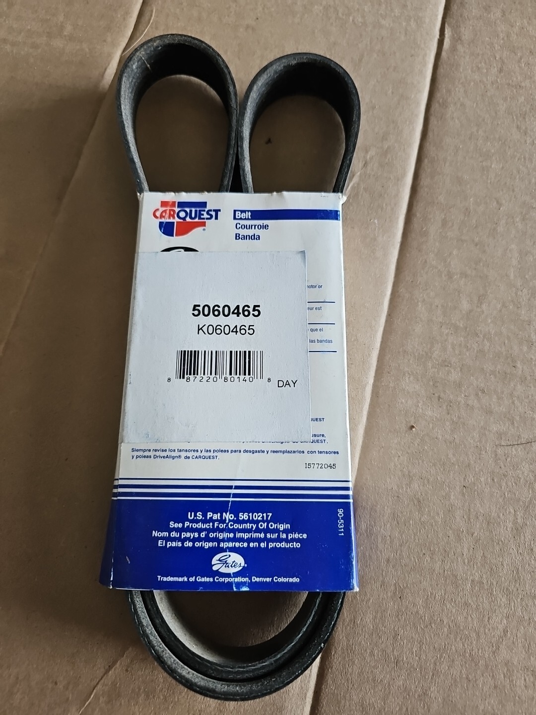 Serpentine Belt-Premium OE Micro-V Belt Gates K060465 for sale online ...