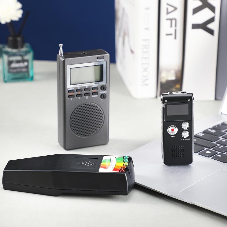 3-Piece Ghost Hunting Kit: EVP Recorder, EMF Detector & Spirit ...