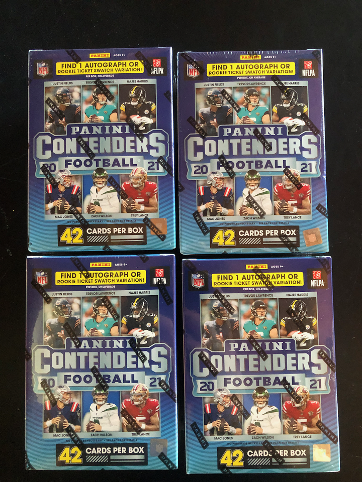 2021 NFL Panini Contenders Fanatics Blaster & Hanger Boxes + Value ...