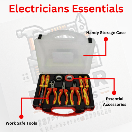 11PCS Electricians Screwdriver Set Electrical Fully Insulated Tools w ...