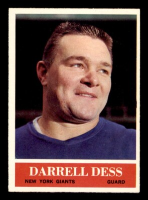 1964 Philadelphia Football #116 Darrell Dess NM/MT *e2 | eBay