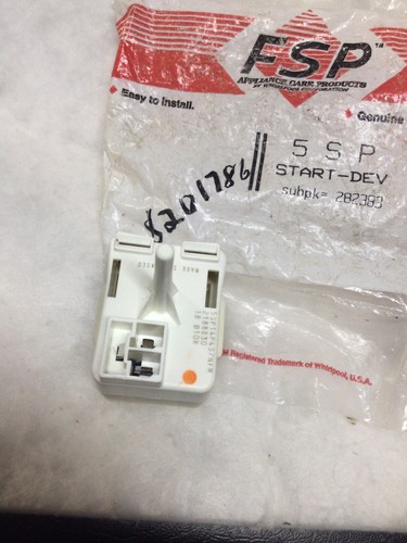8201786 Whirlpool refrigerator compressor start kit device. Mayt ...