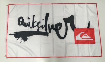 Quicksilver Banner Flag - Clothing Skate Surf Snow Swim Wear Men Women ...