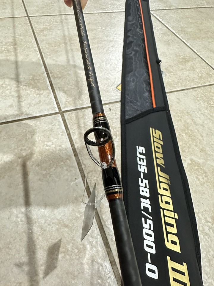 TOKAYO HEARTY RISE SLOW JIGGING ROD III S. POWER 2. 500Gr. Conventional ...