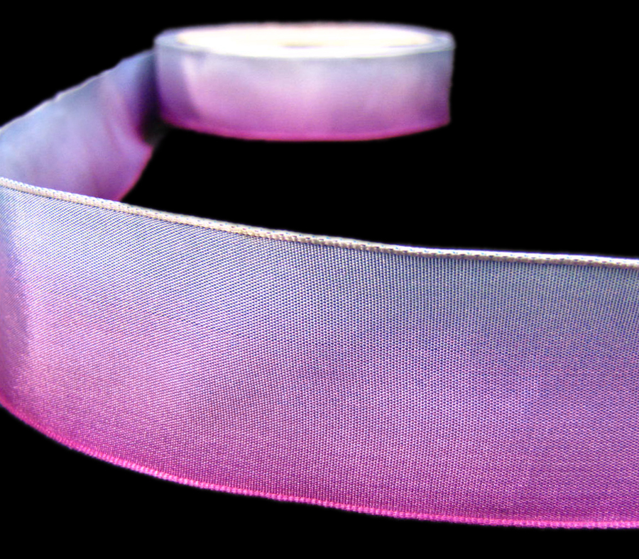 3 Yards Purple Blue Ombre Gradient Variegated Wired Ribbon | eBay
