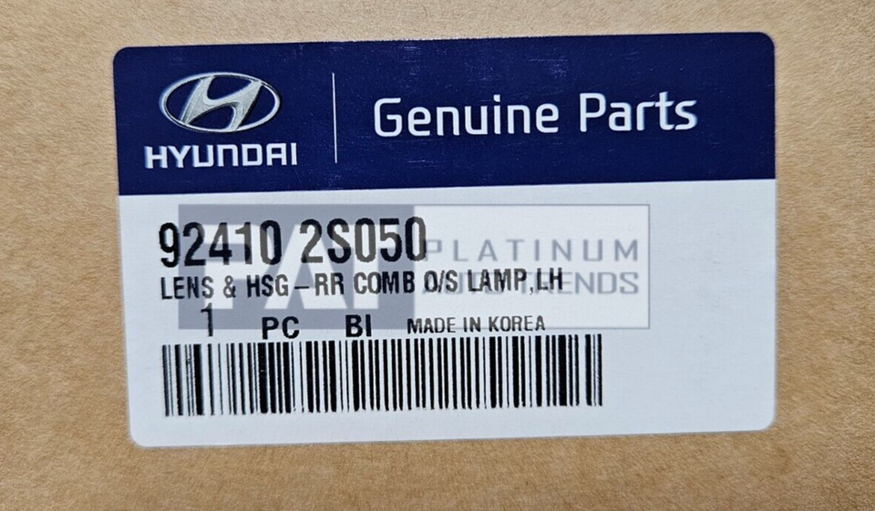GENUINE HYUNDAI TUCSON 2010-2015 LENS & HOUSING ONLY [NO BULBS] LH ...