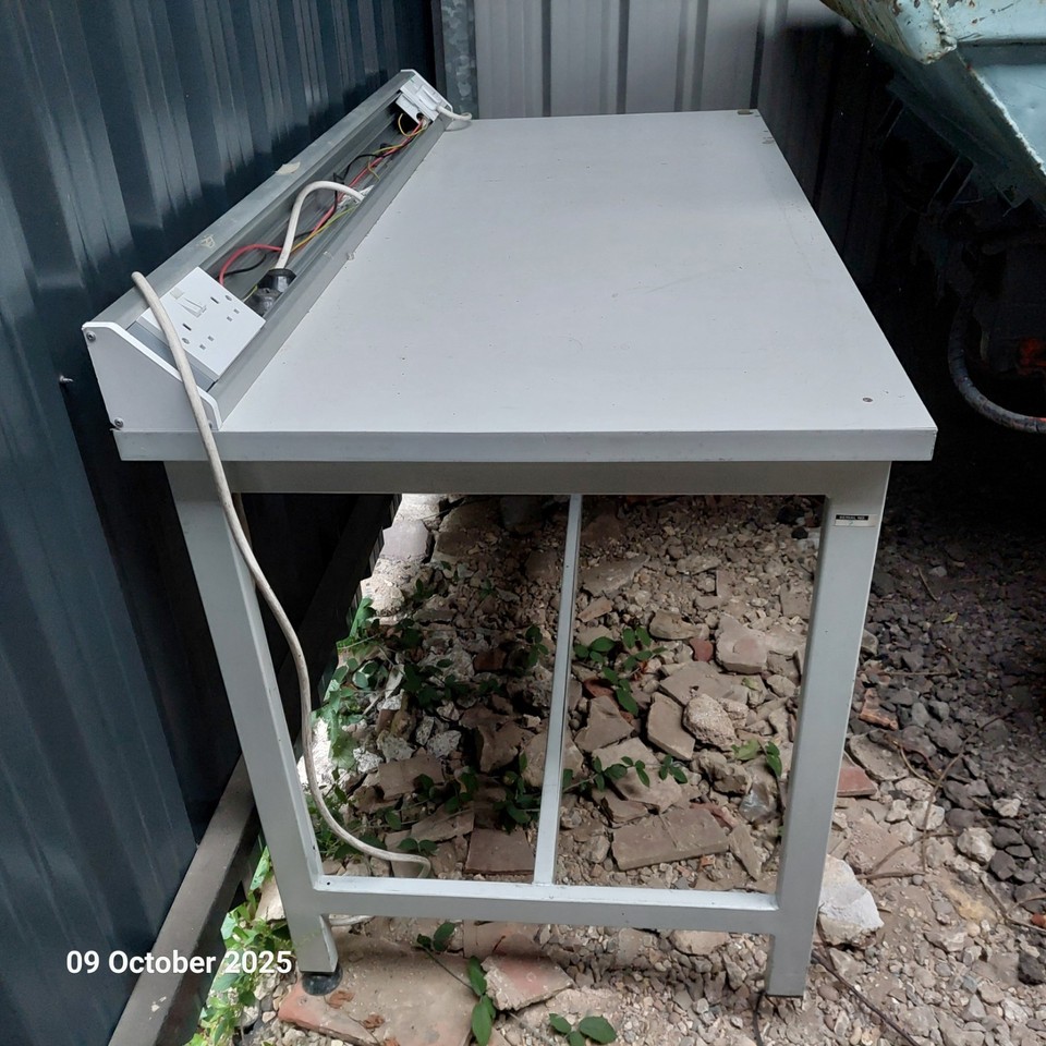 Industrial Work Bench Table | eBay UK