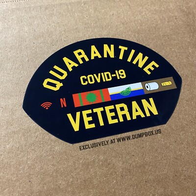 Dangerous Goods Official Quarantine Veteran Military Morale Sticker ...