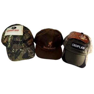 Browning Firearms Hat Cap 3D Embroidered Camouflaged Mossy Oak Realtree ...