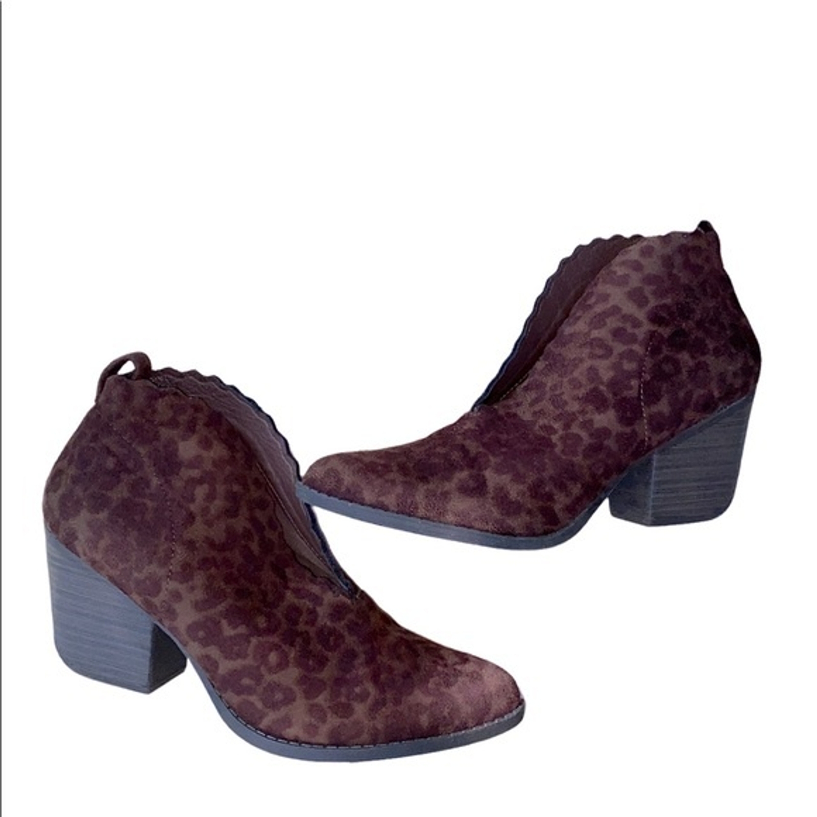 Coconuts by Matisse Addie leopard print booties size … - Gem