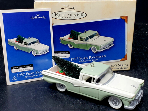 Hallmark Keepsake Ornament 1957 Ford Ranchero All American Trucks #8 ...