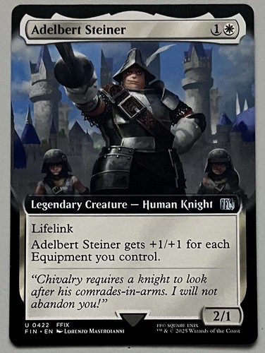 MTG Final Fantasy Adelbert Steiner Legendary Creature UNCOMMON REGULAR ...