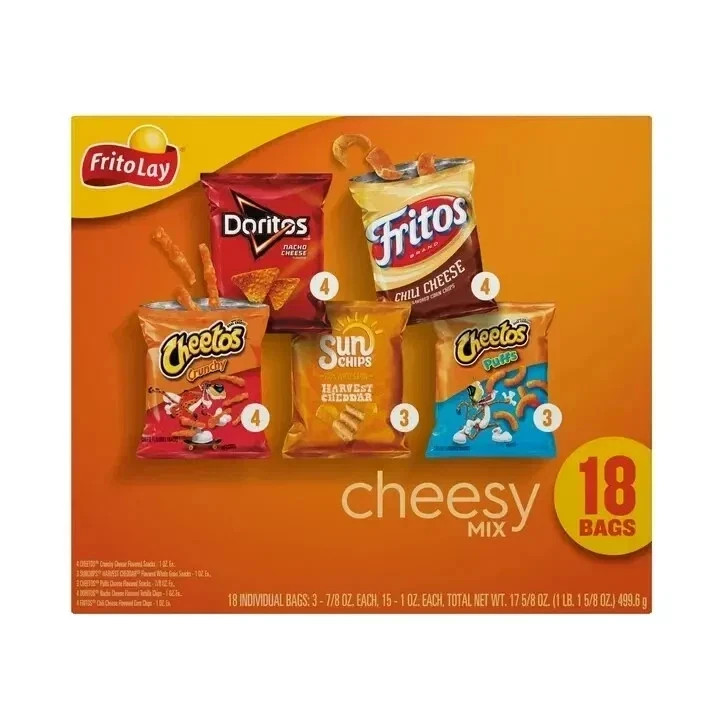 Frito-Lay Cheesy Snack Chips Variety Pack, 18 Count Multipack | eBay