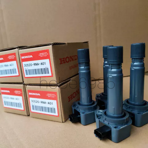 4PCS Genuine 30520-RNA-A01 UF582 IGNITION COIL For 2006-2011 HONDA ...