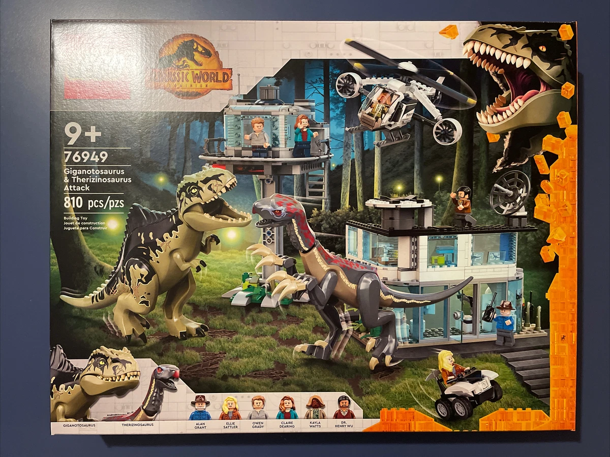 Lego 76949 Giganotosaurus & Therizinosaurus Attack Jurassic World🏅 ...
