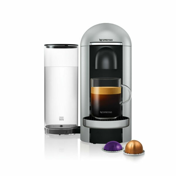 Nespresso Vertuo Plus Deluxe Round Top Coffee Machine - Silver (GCB2-AU ...