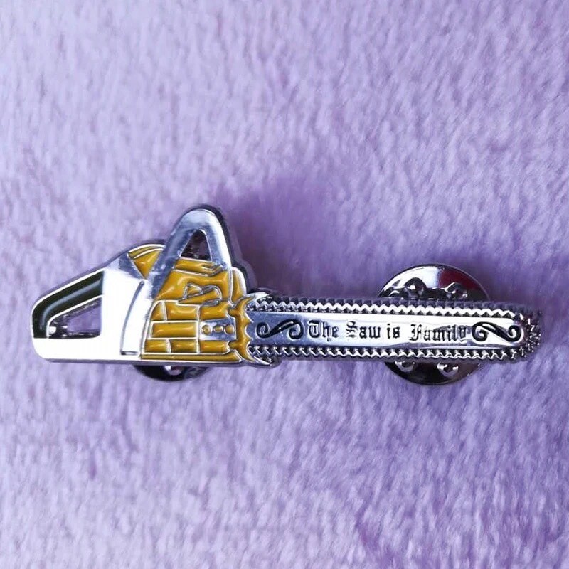 LEATHERFACE Horror Movie Enamel Pins Texas Chainsaw Massacre Badges ...