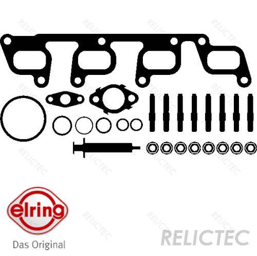 Turbocharger Mounting Gasket Kit VW Skoda Seat Audi:POLO,FABIA II 2 ...