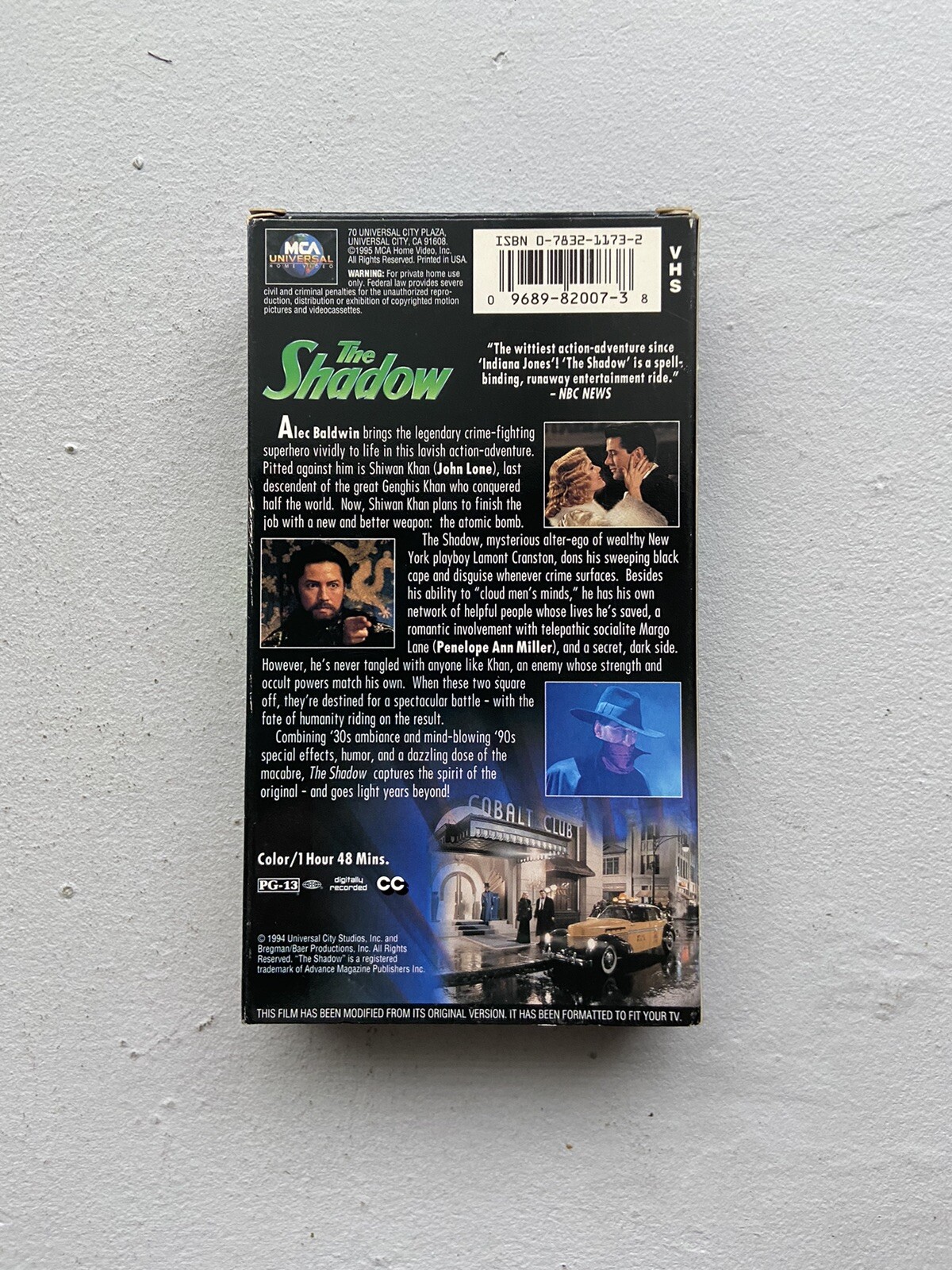 1995 MCA Home Video | The Shadow VHS 96898200738| eBay