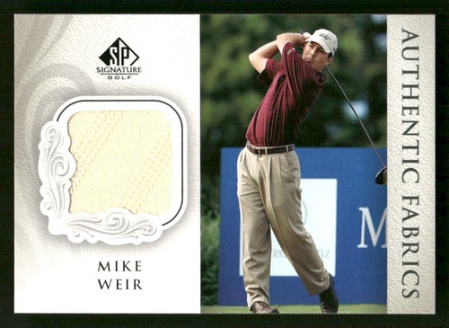 2004 SP Signature - Authentic Fabrics Mike Weir #AF-MW (MEM) for sale ...