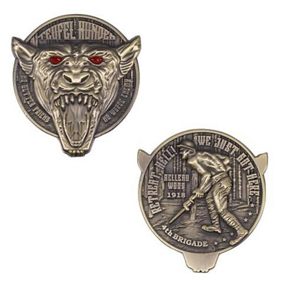 MARINE CORPS TEUFEL HUNDEN DEVIL DOG 2" CHALLENGE COIN | eBay