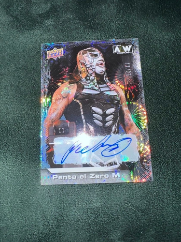 2022 Upper Deck AEW Wrestling Penta El Zero M Auto Autograph /25 11/25 ...