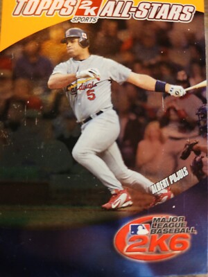 Albert Pujols 2k6, Topps All Stars, 8 Of 11, 2006 Topps, Cardinals | eBay