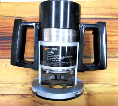 Black & Decker USA Router 1-1/4 HP 7613 Type 3 8.5 amps 25,000 RPM ...