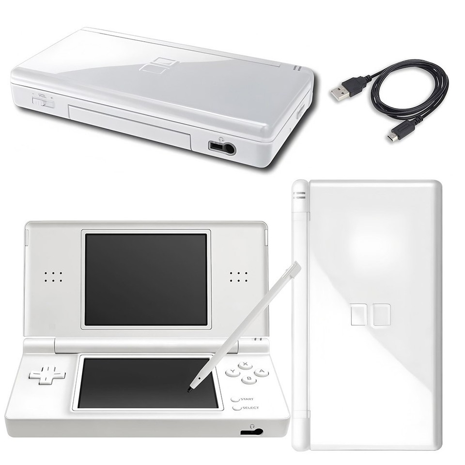 Nintendo DS Lite Console Handheld System White Cleaned Tested New ...