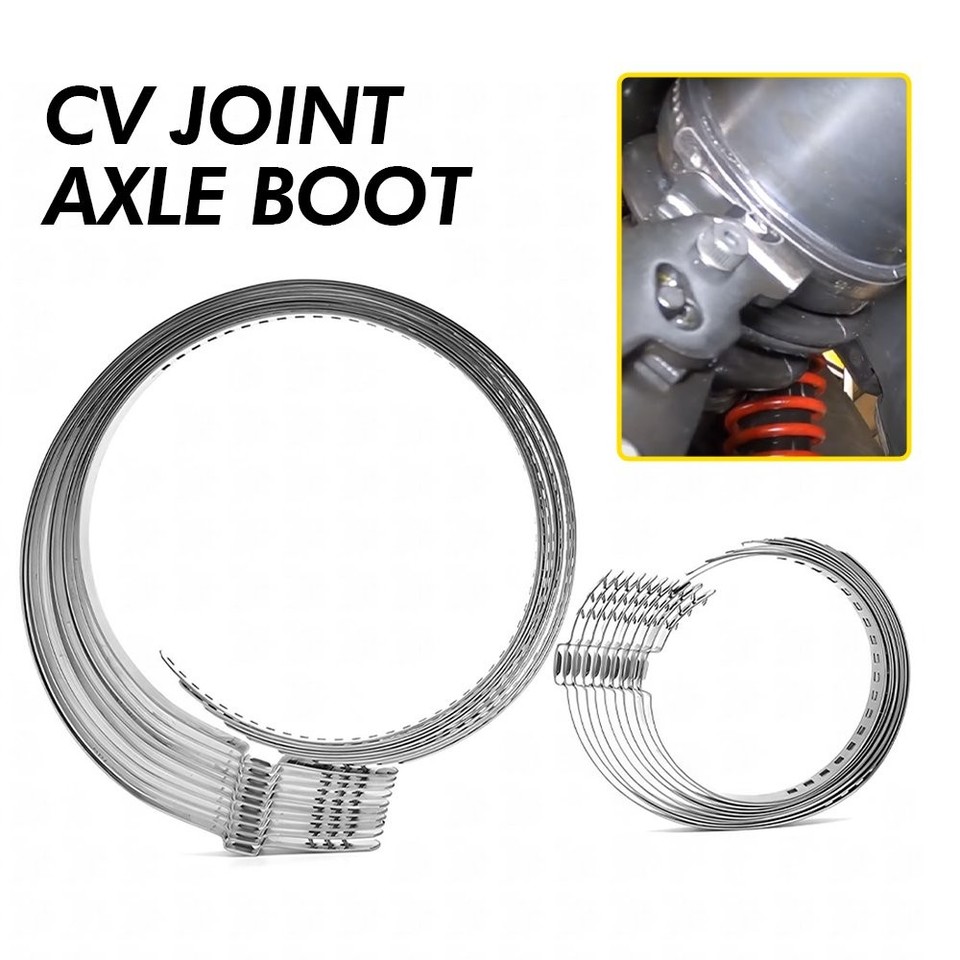 For Ford Chevy GMC Auto/ATV Buick CV Joint Axle Boot Clamp Crimp Bands ...