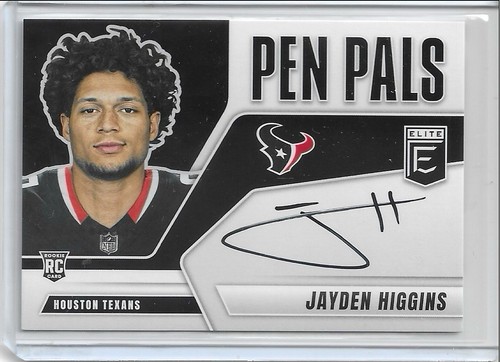Jayden Higgins 2025 Panini Donruss Elite SP RC On Card Auto Autograph ...