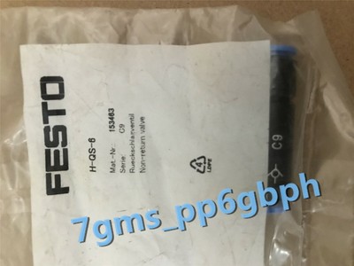 1 PCS NEW FESTO check valve H-QS-6 153463 | eBay