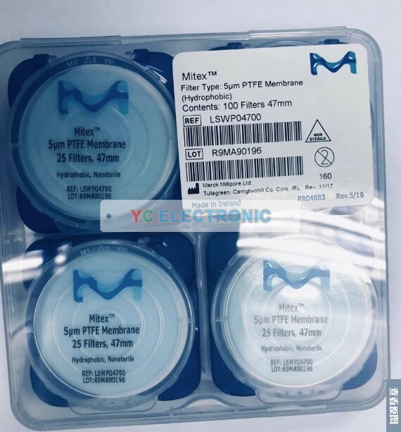 100PCS/BOX NEW FOR Merck Millipore GVWP04700 PVDF Membrane 47mm 0.22um ...