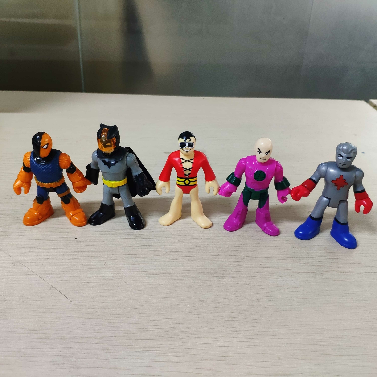 Lot of 5pcs Imaginext SLADE CAPTAIN ATOM Plastic Man Batman Lex Luther ...