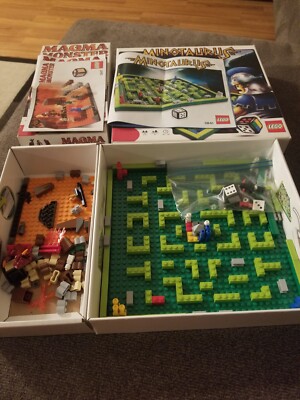 Lego Minotaurus Buildable Board Game (3841) & Magma Monster 3847 ...