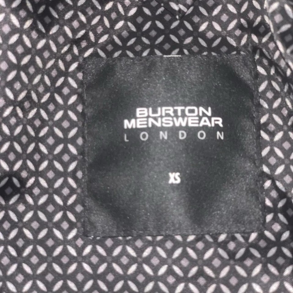 Men’s Burton Dress Jacket Xs Grey | eBay UK