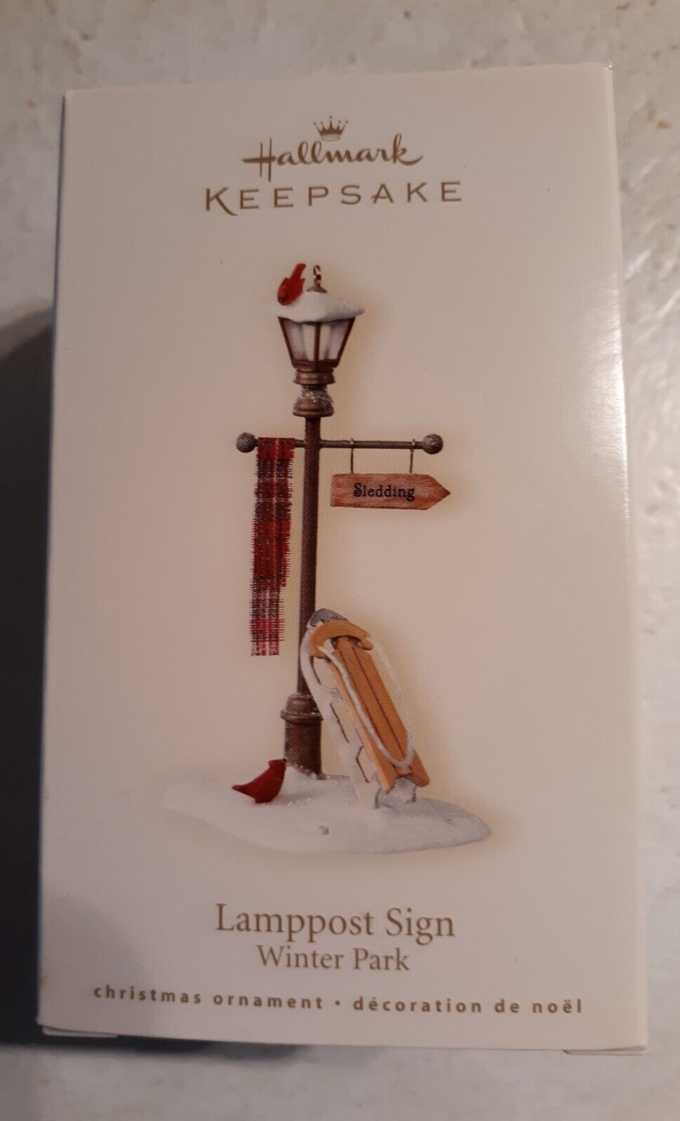 Hallmark Keepsake Ornament Lamppost Sign 2007 Winter Park | eBay