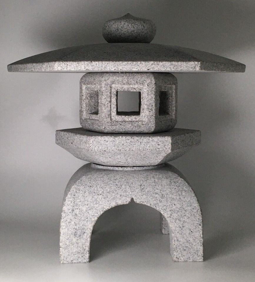 Stone Lantern Yukimi Tourou Miniature Granite Japanese Garden Ornament ...
