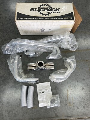 Chrome Exhaust Header Vw Bug BUGPACK 2061-10 Baja Heater Header As-Is ...