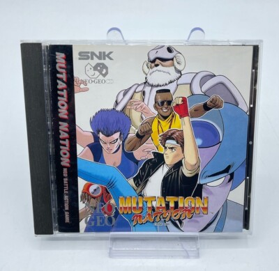 Mutation Nation SNK Neo Geo CD NGCD RARE US ENGLISH VERSION - US Seller ...