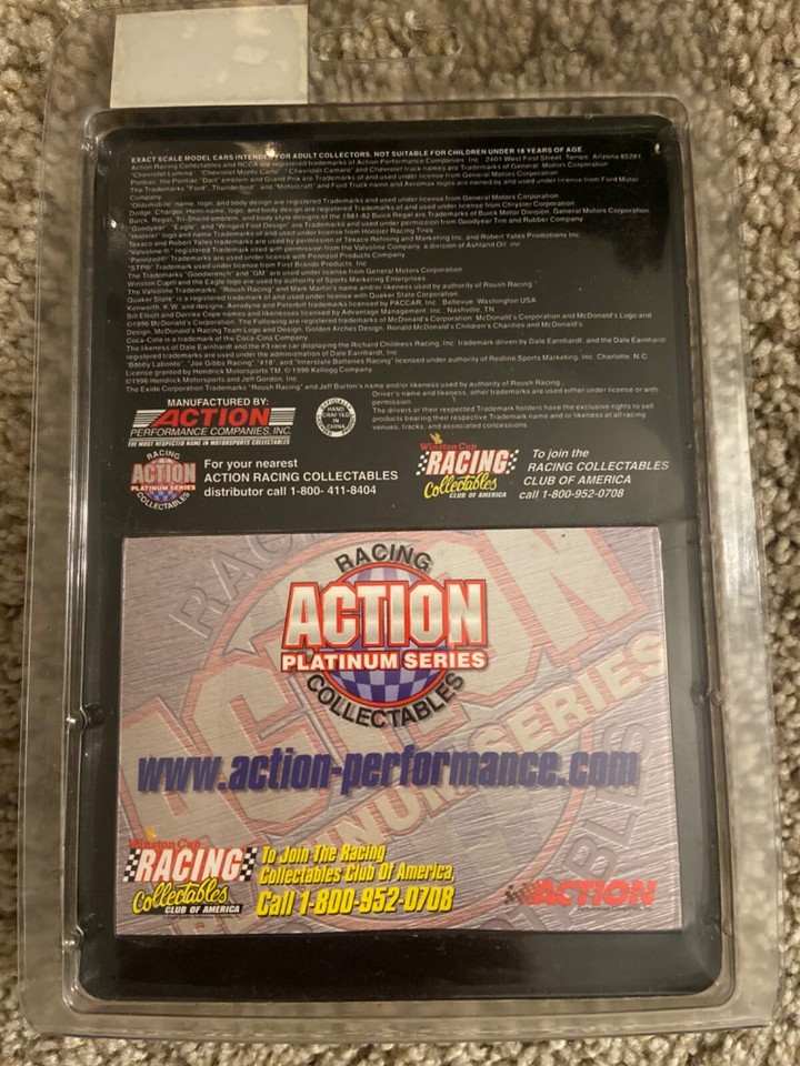 BULL AND HANNAH SUPERMAN 1997 DIRT CAR Lance Racing ACTION 1/64 RODNEY ...