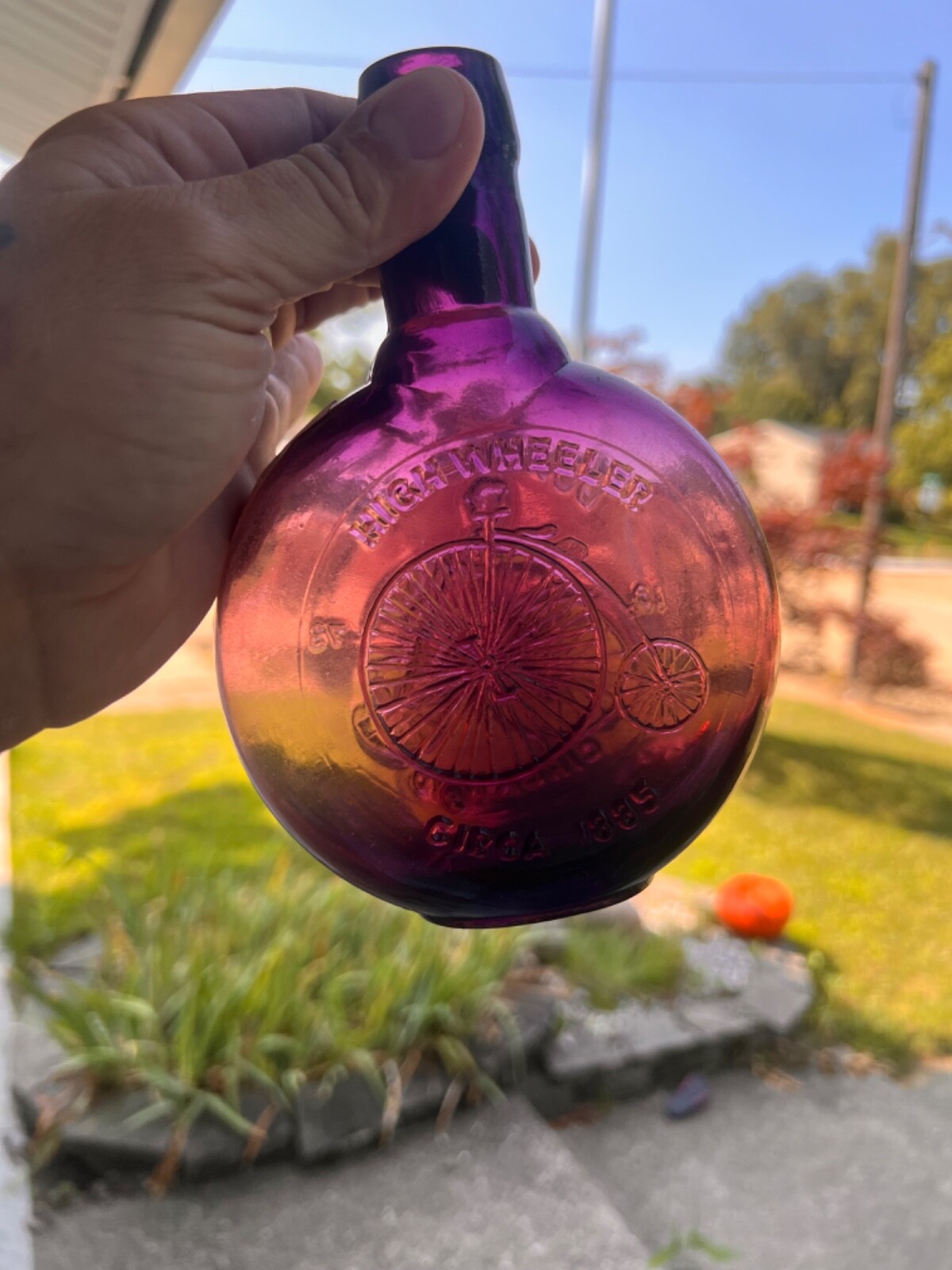 Set of 12 - Vintage Clevenger Brothers Purple Glass Bottle Home/Wedding ...