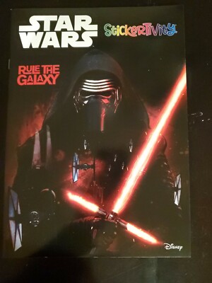 Book Star Wars Coloring Activity Book with nice size Sticker Set Disney ...