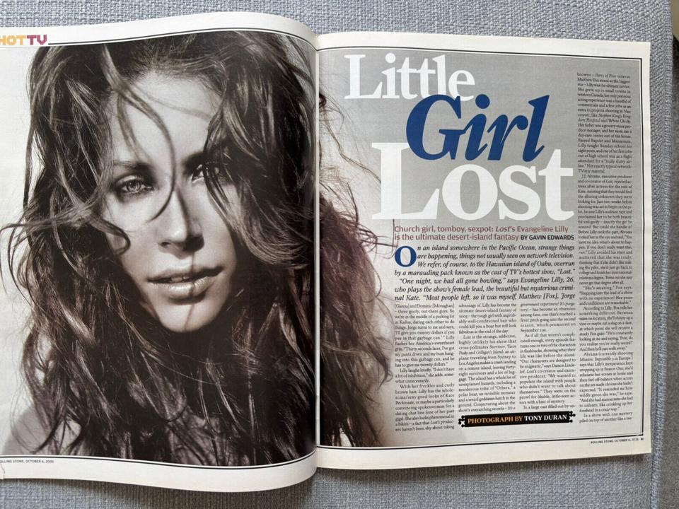 EVANGELINE LILLY, THE WASP, sexy MARVEL star. Vintage ROLLING STONE ...