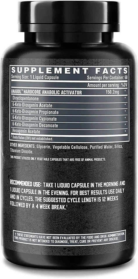 Nutrex Research Anabol Hardcore Anabolic Activator, Muscle Builder. | eBay