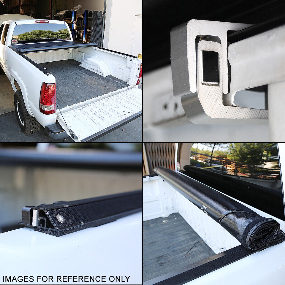 FOR 1973-1998 FORD F150 F250 F350 6.5FT FLEETSIDE BED SOFT ROLL-UP ...