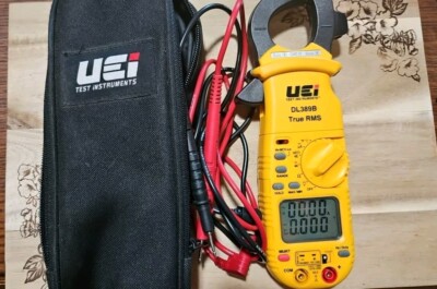 UEI DL389B Dual Display HVAC Clamp Meter Great Condition Pre-owned ...