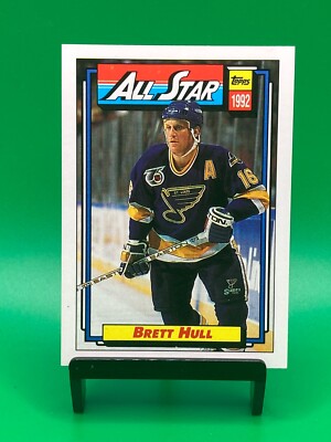 1992-93 Topps #260 Brett Hull ST. LOUIS BLUES ALL-STAR Hockey Card | eBay
